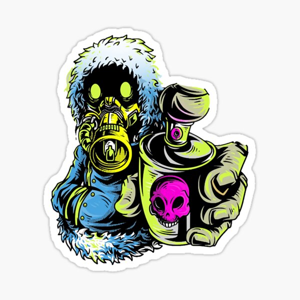 "Street Art Spray Paint Graffiti " Sticker for Sale by StanleyBr11648 ...