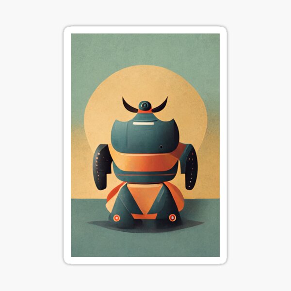 "Sumo Bot" Sticker for Sale by Softagon | Redbubble