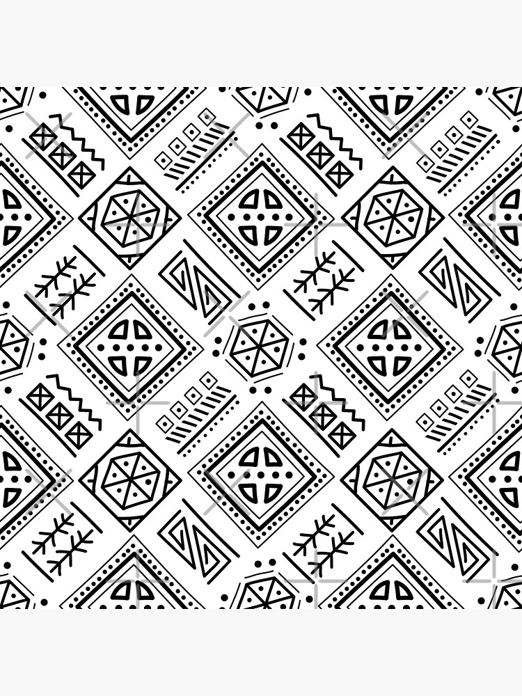 "Mayan Aztec Tribal Ethnic Pattern" Poster for Sale by renju1902 ...