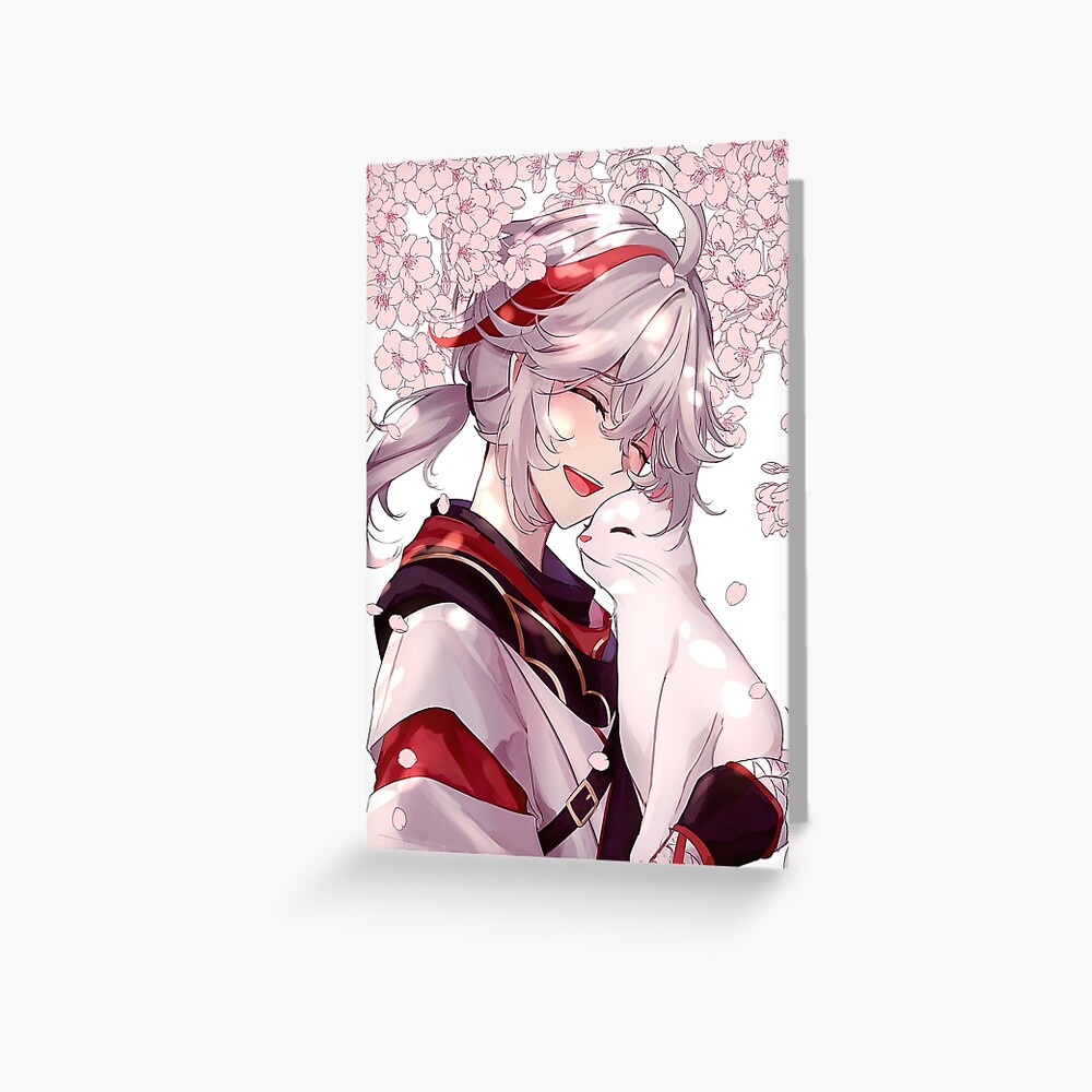 "Kaedehara Kazuha Genshin Impact" Greeting Card for Sale by fukumono ...