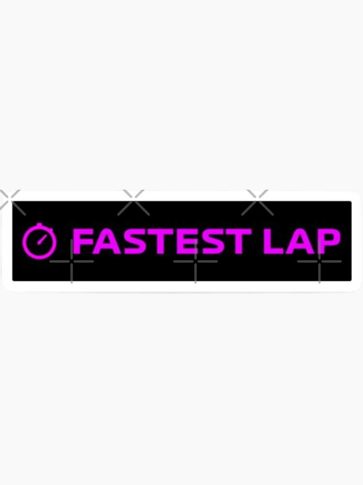 "Formula Motorsport Fastest Lap : Merch and Apparel - " Sticker for ...