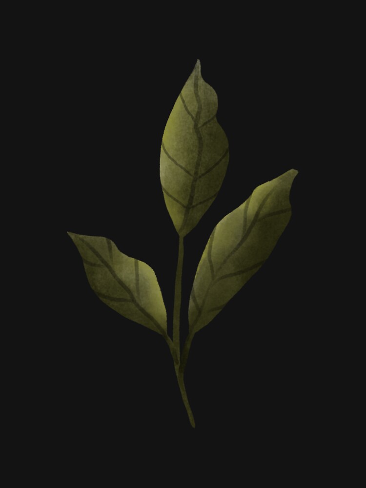 "Watercolor Floral Leaf Offset Classic Design" Sticker for Sale by ...