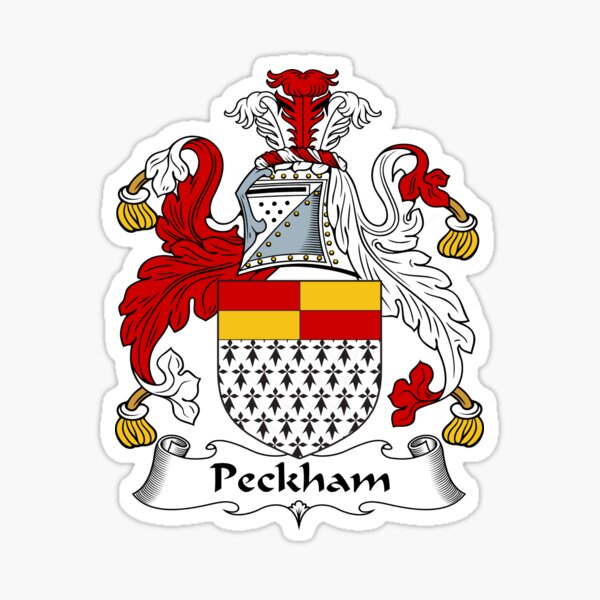 "Peckham" Sticker for Sale by HaroldHeraldry | Redbubble