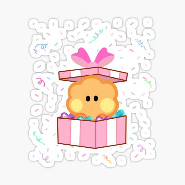 "Cute Pink and Yellow BTS BT21 Character Minini Shooky | Happy Birthday ...