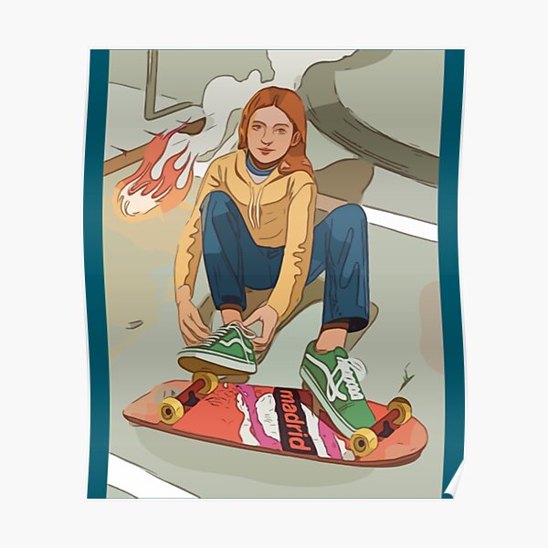 "MAX - STRANGER THINGS DIGITAL ART " Poster for Sale by BaldwinTrujillo ...