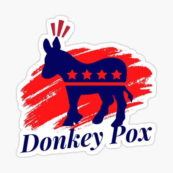 "Donkey Pox Gas Prices - Funny Amarica" Sticker for Sale by ...
