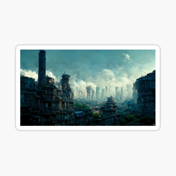 "Pollution" Sticker for Sale by RicoInStudios | Redbubble