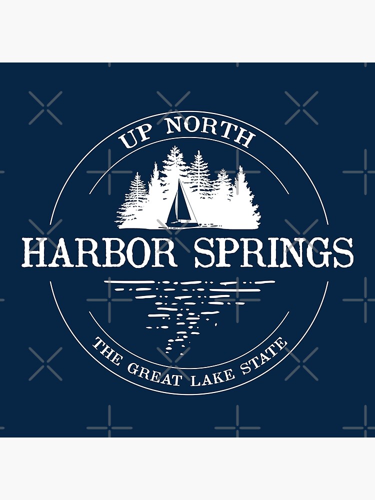 "Harbor Springs" Art Board Print for Sale by GreatLakesLocal | Redbubble