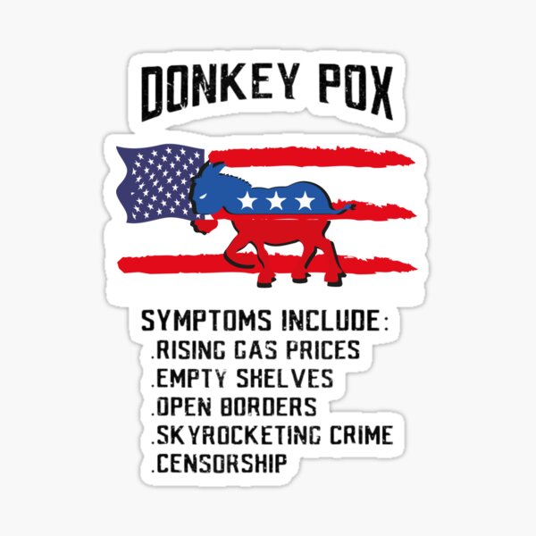 "Donkey Pox Gas Prices" Sticker for Sale by alamuk96 | Redbubble