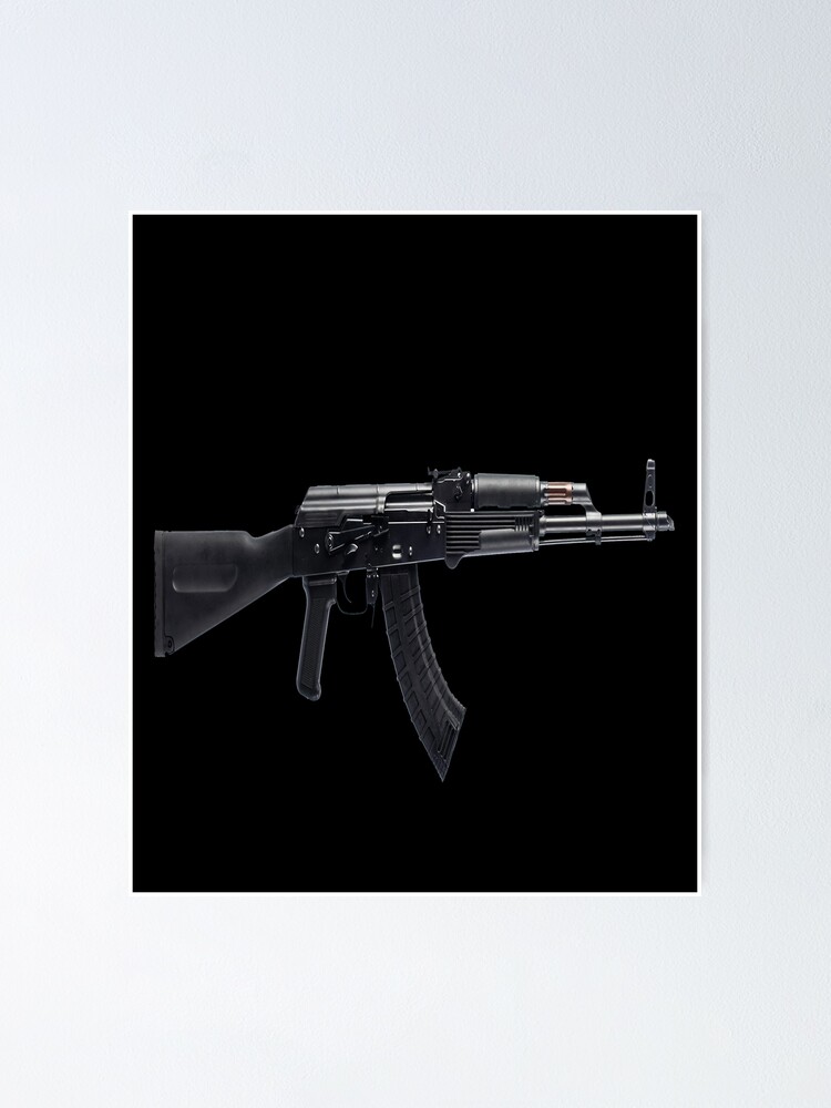 "AK-47 Saiga semi-automatic rifle Firearm 7.62×39mm Weapon," Poster for ...