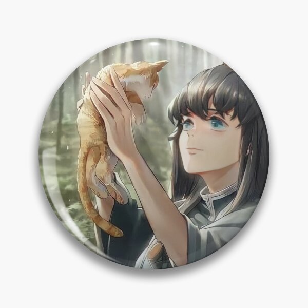 Muichiro Demo slayer enamel quicksand pin - munimoro.gob.pe