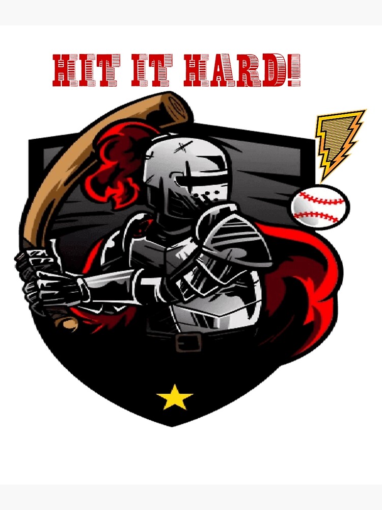 "Hit It Hard" Poster for Sale by Mr-Tester | Redbubble