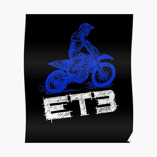 Póster «Eli Tomac ET3 Motocross Dirt bike Campeón Diseño de regalo 2021 ...