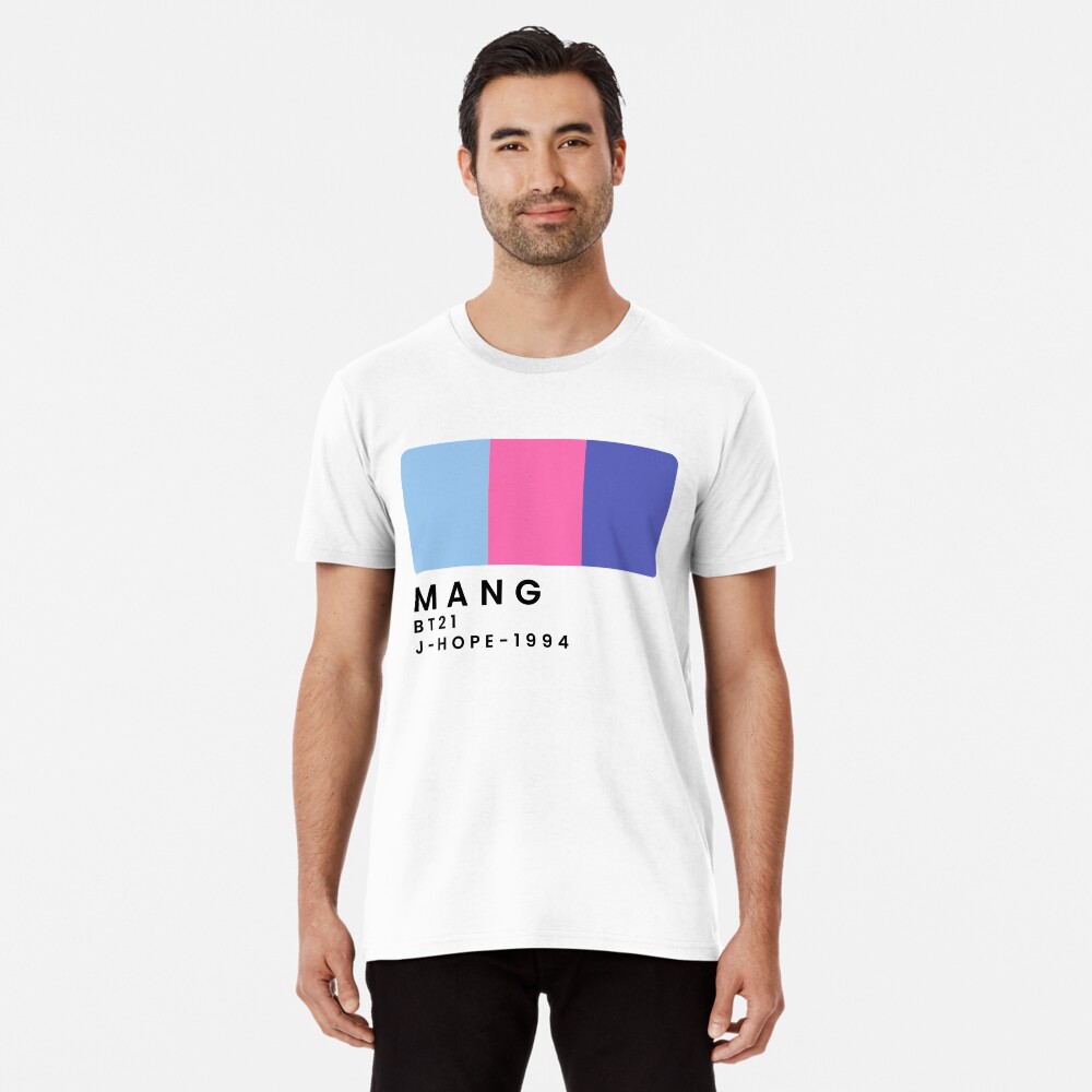 "Mang color palette BT21" Sticker by tokki-drawings | Redbubble