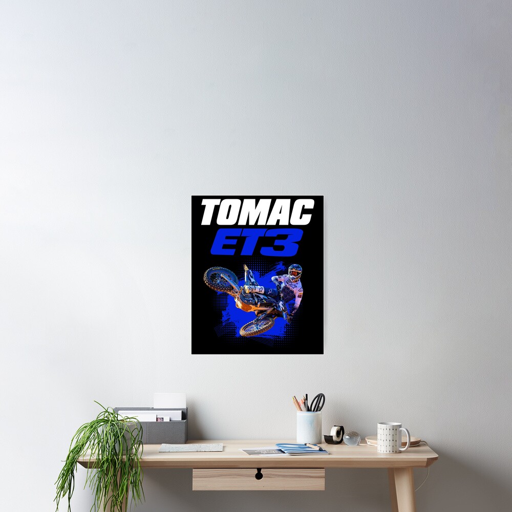 Póster «Eli Tomac ET3 Motocross Dirt bike Campeón Diseño de regalo 2021 ...