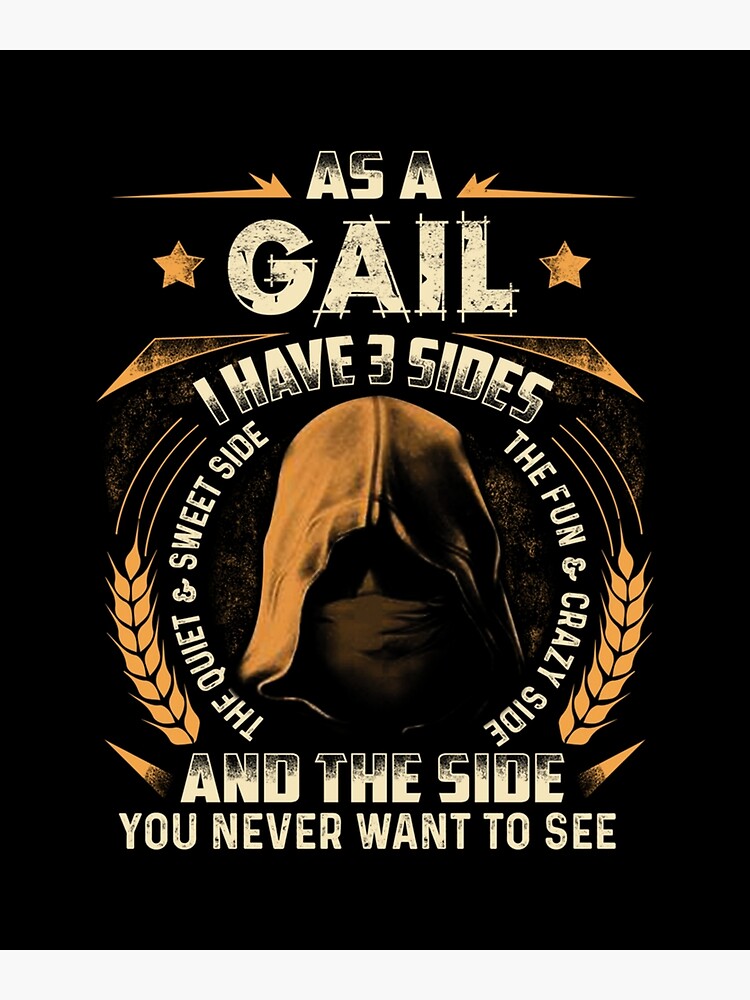 "Best Gift For GAIL - GAIL Named" Poster for Sale by JiroKaisen | Redbubble