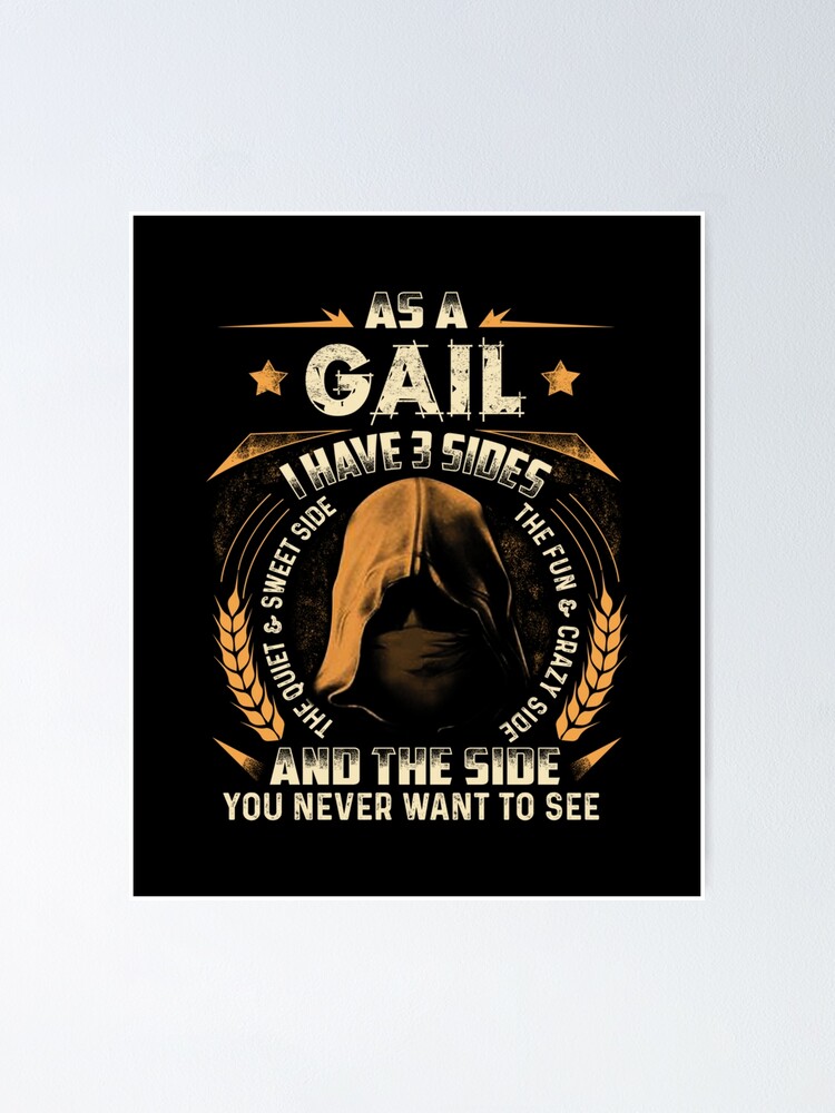 "Best Gift For GAIL - GAIL Named" Poster for Sale by JiroKaisen | Redbubble