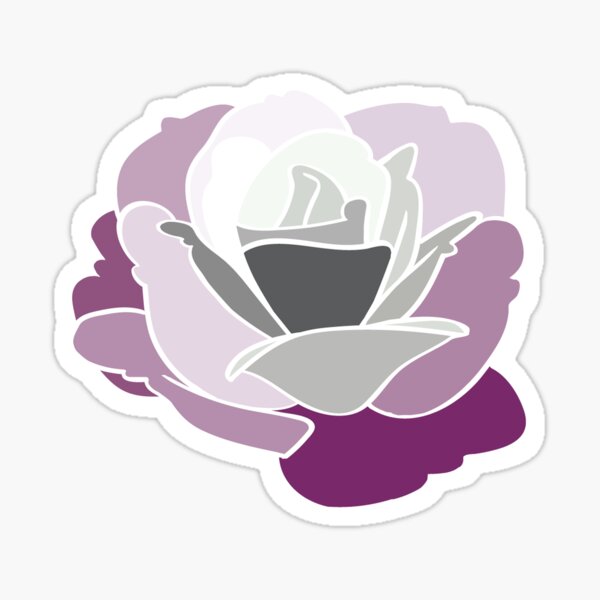 "Ace Pride Rose" Sticker for Sale by JaceDoesArt | Redbubble