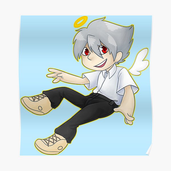 "Kaworu Chibi" Poster by Draikinator | Redbubble