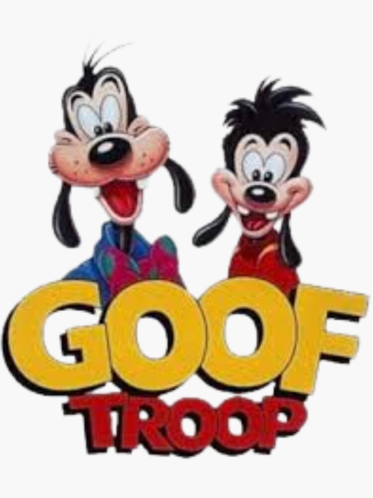 "goof troop dog is only power we have" Sticker for Sale by kksalajaf ...