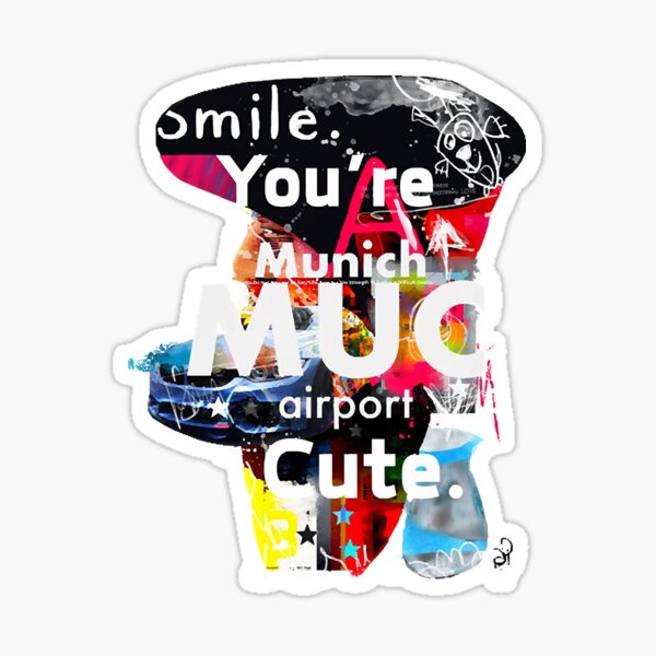 "MUC Munich street art style " Sticker for Sale by TylerConw49082 ...