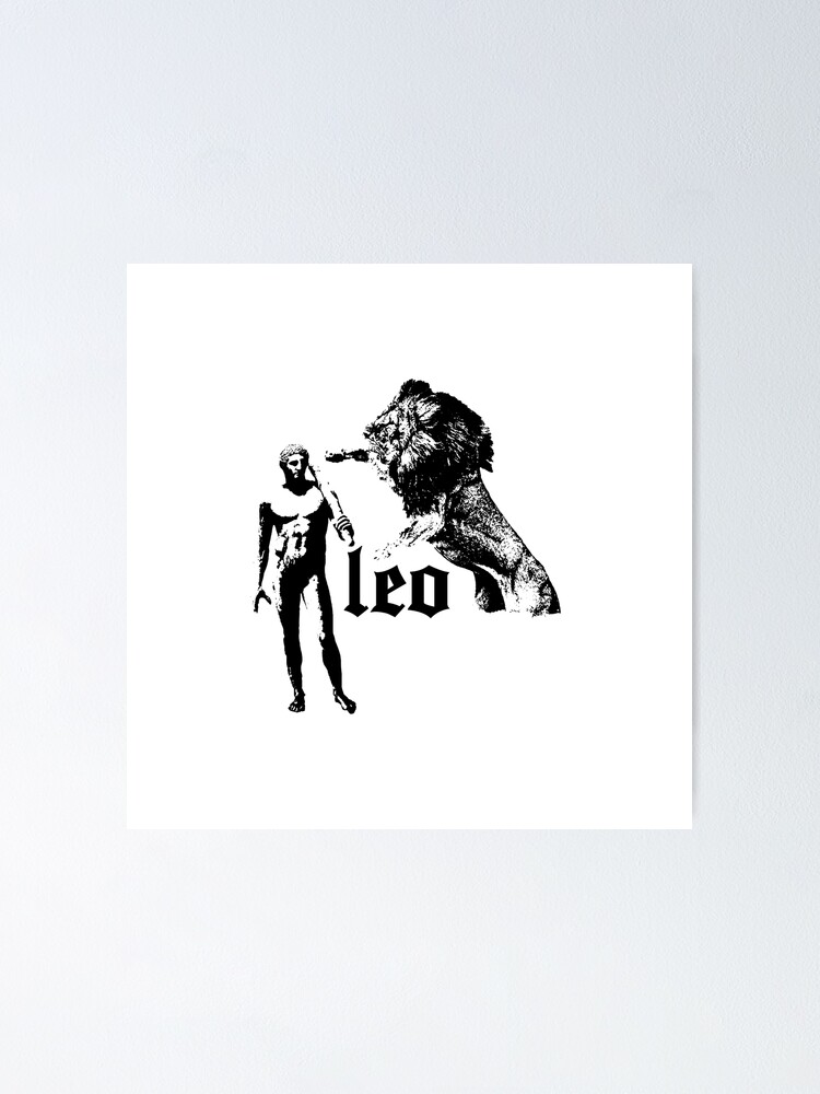 "Leo Lion Hercules" Poster for Sale by emhua | Redbubble