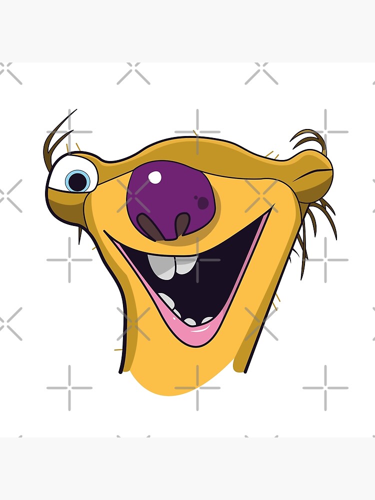 "Sid the Sloth - Ice Age" Throw Pillow for Sale by Necronder | Redbubble