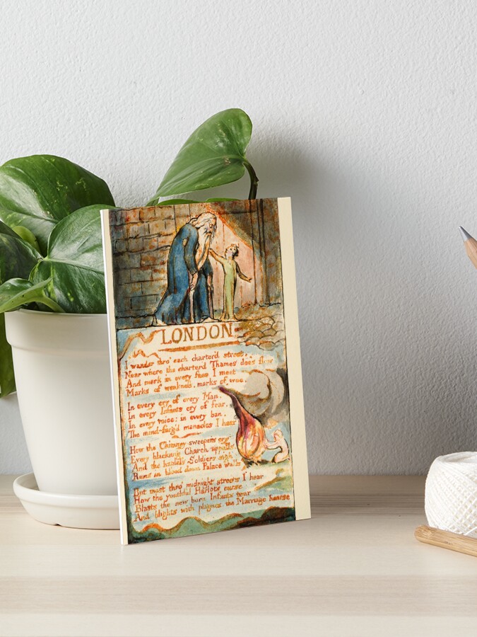 "London - William Blake: " Art Board Print for Sale by TheBlueBox115 ...