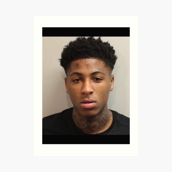 "NBA YoungBoy Mugshot Dra" Art Print for Sale by fabrygbaez | Redbubble