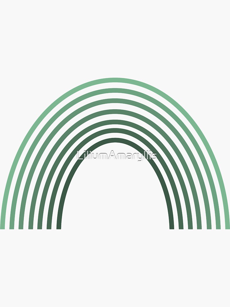 "Cyan Rainbow L" Sticker for Sale by LiliumAmaryllis | Redbubble