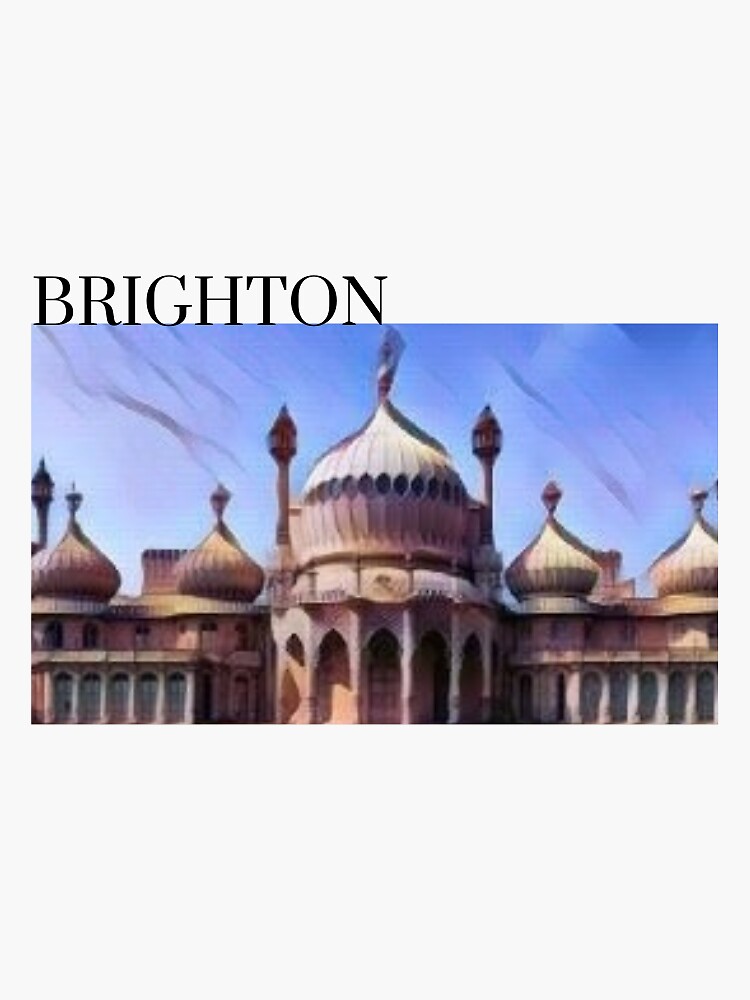 "Brighton sticker pavilion " Sticker for Sale by carrotsnlimes | Redbubble