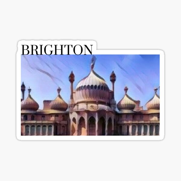 "Brighton sticker pavilion " Sticker for Sale by carrotsnlimes | Redbubble