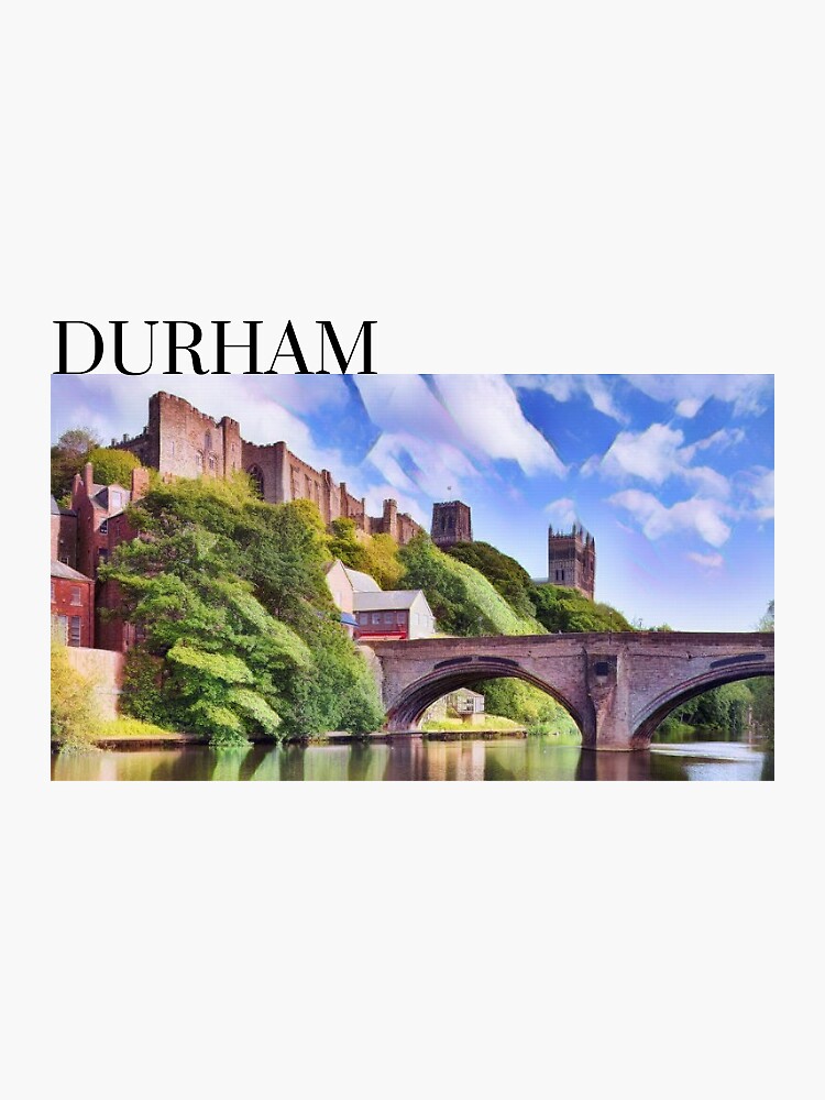 "City of Durham Sticker Landmark" Sticker for Sale by carrotsnlimes ...