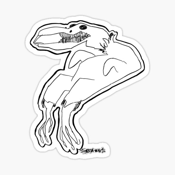 "Demon Chicken" Sticker for Sale by sethpls | Redbubble