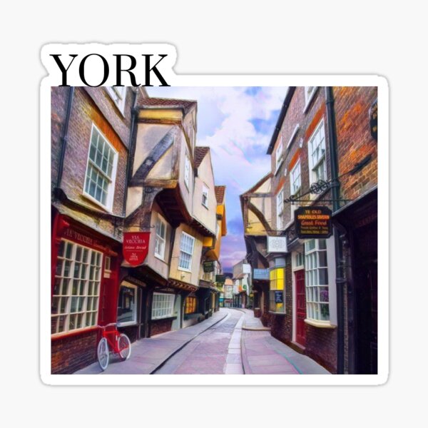 "York Landmark Sticker " Sticker for Sale by carrotsnlimes | Redbubble