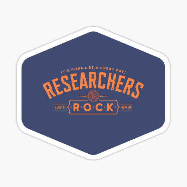 "Researcher Appreciation" Sticker for Sale by geek-updated | Redbubble