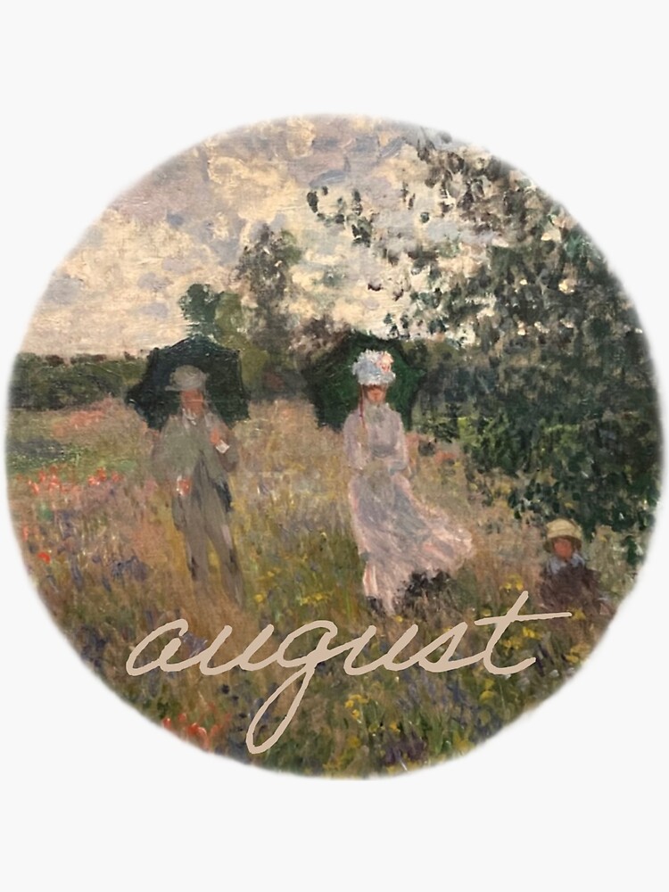 "august taylor swift" Sticker for Sale by AndreaCostanza | Redbubble