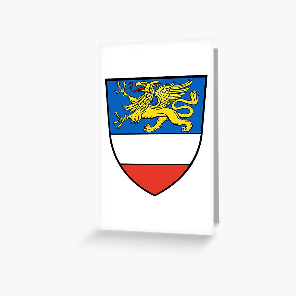 "Rostock coat of arms, Germany" Greeting Card for Sale by Tonbbo ...