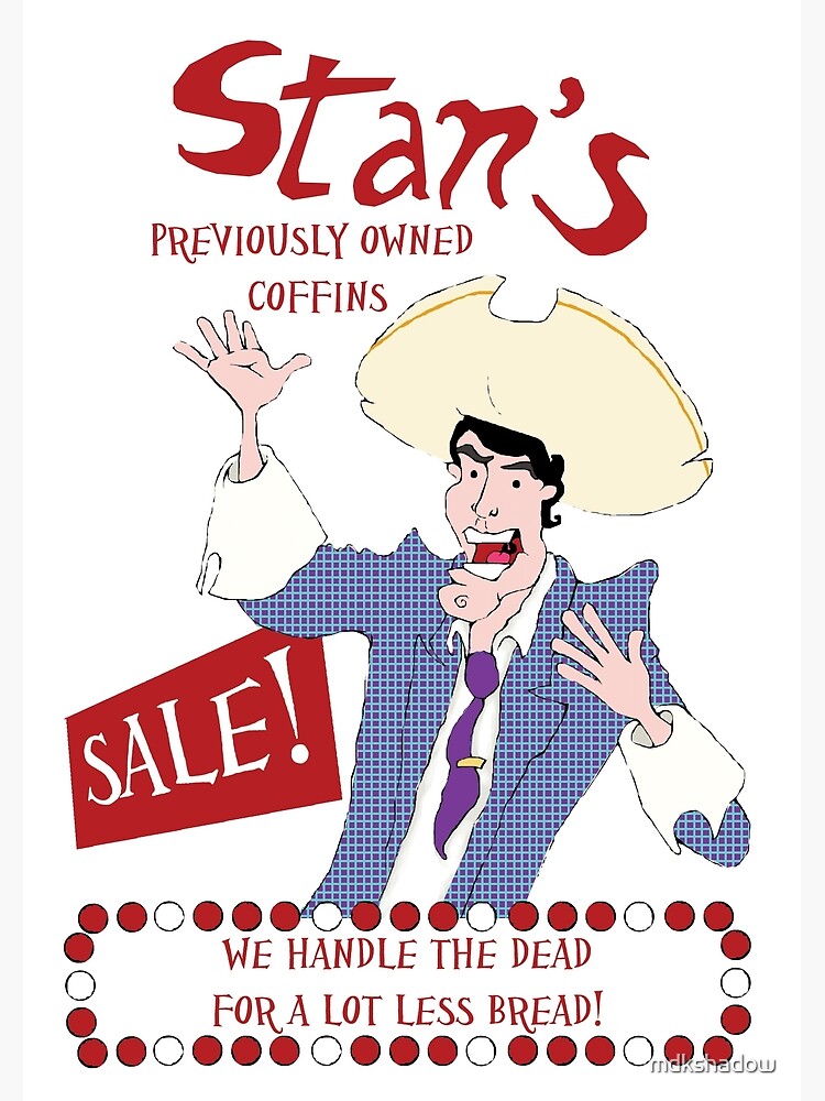"Monkey Island - Stan's coffins" Art Print by mdkshadow | Redbubble