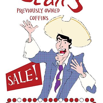 "Monkey Island - Stan's coffins" Sticker for Sale by mdkshadow | Redbubble