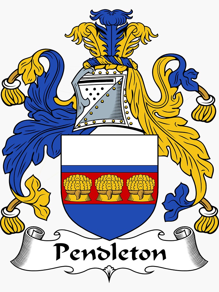 "Pendleton" Sticker by HaroldHeraldry | Redbubble