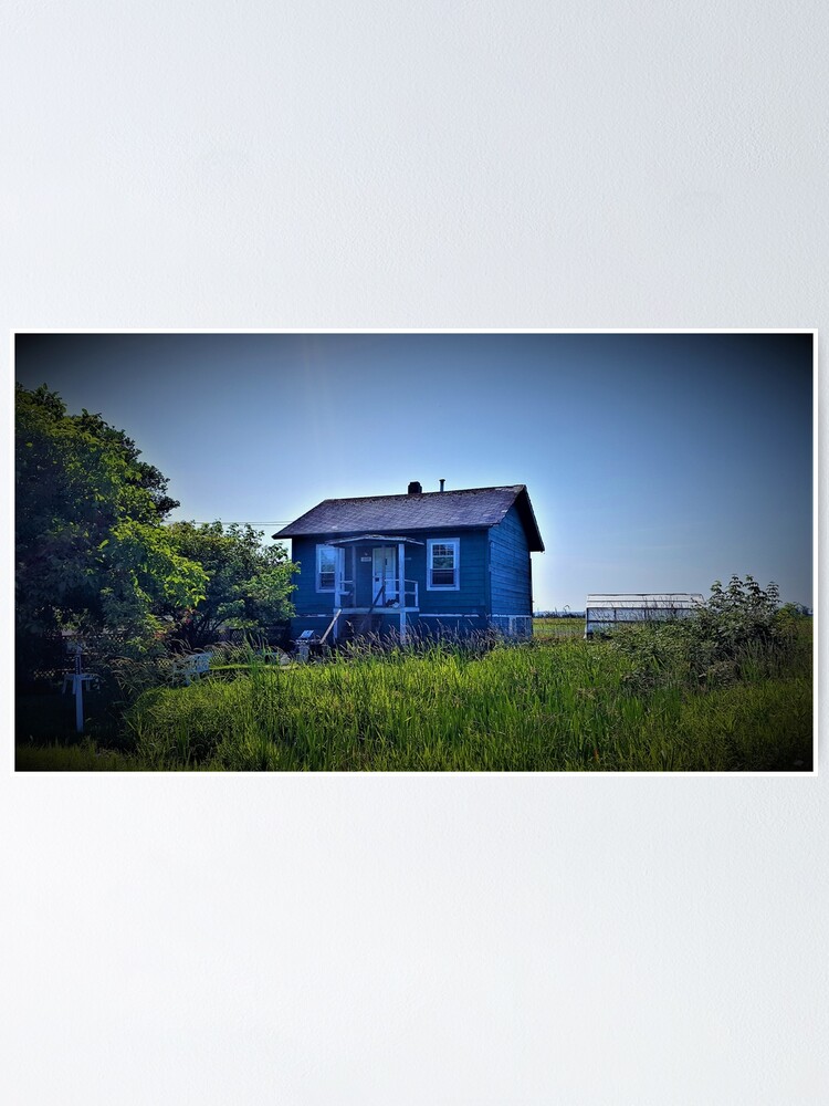 "The Old Blue Shack" Poster for Sale by Lesliebc | Redbubble