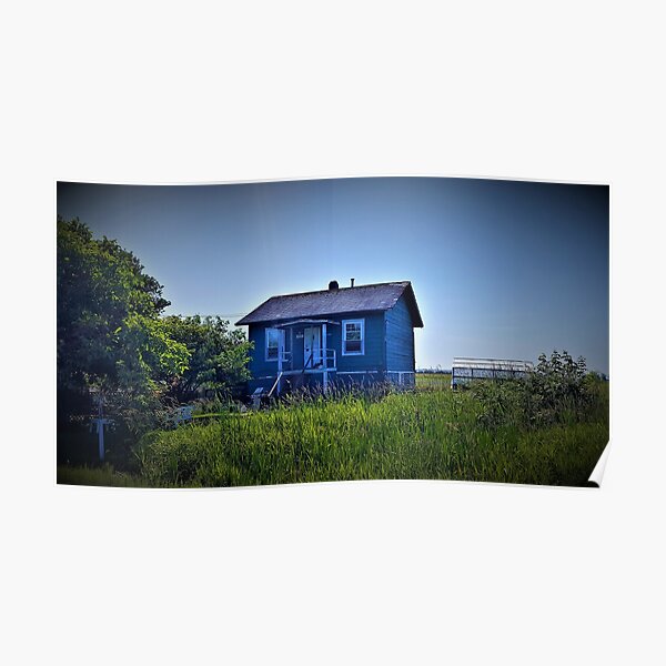 "The Old Blue Shack" Poster for Sale by Lesliebc | Redbubble