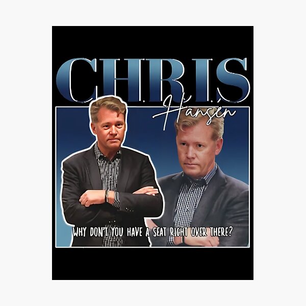 "CHRIS HANSEN Vintage 90s bootleg Meme" Photographic Print for Sale by ...