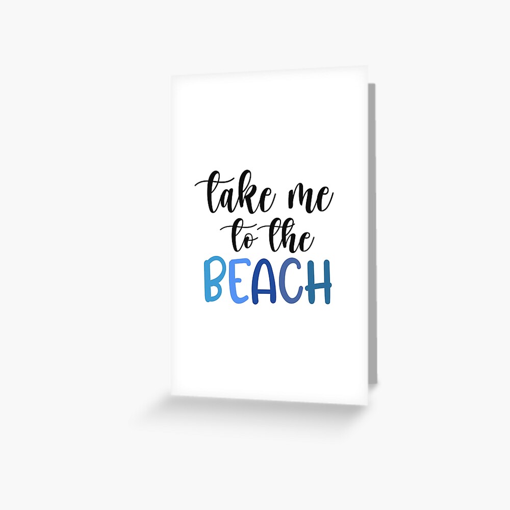 "Cute take me to the beach blue aesthetic stickers, ocean beach ...