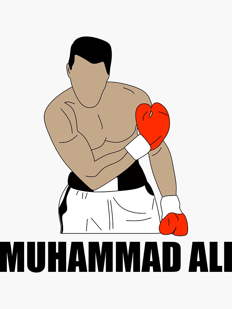 "The Legend Muhammad Ali/Designs For Men and Women" Sticker for Sale by ...