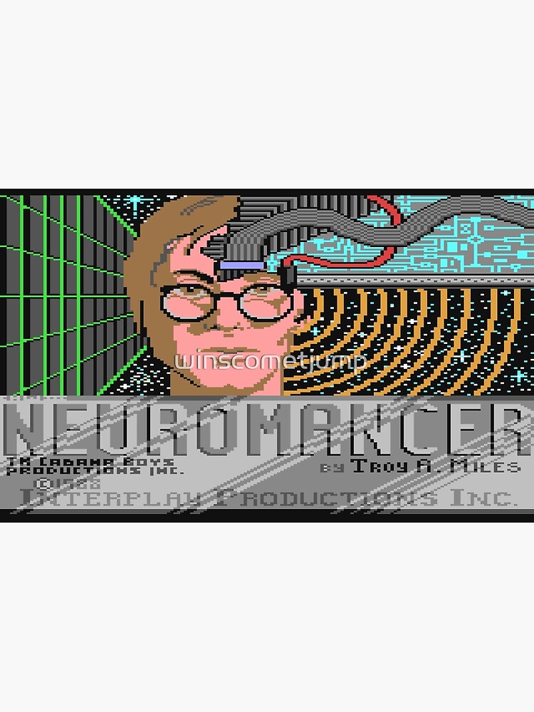 "Neuromancer (C64 Title Screen)" Poster by winscometjump | Redbubble