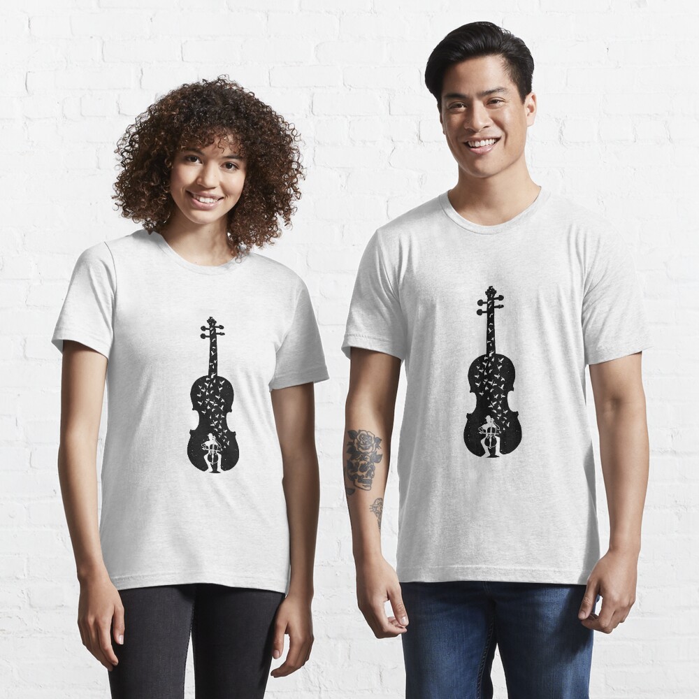 "Cello - Playing Cello" T-shirt for Sale by barmalisiRTB | Redbubble ...