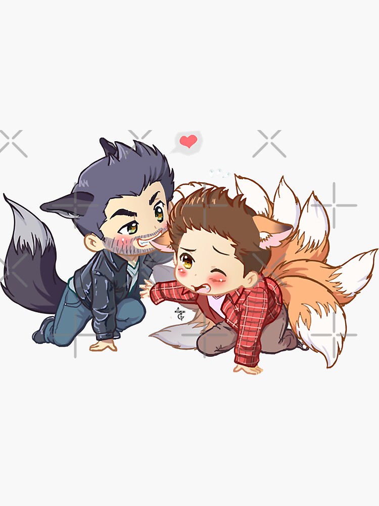 "Friendly Bodyguards Loyal Each Other The Fox And The Wolf Part Vintage ...