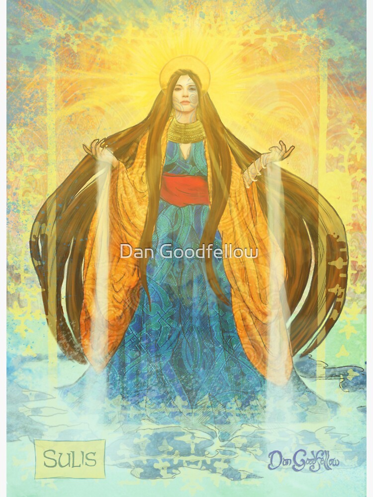 "Celtic Goddess- Sulis" Sticker for Sale by dangoodfellow | Redbubble